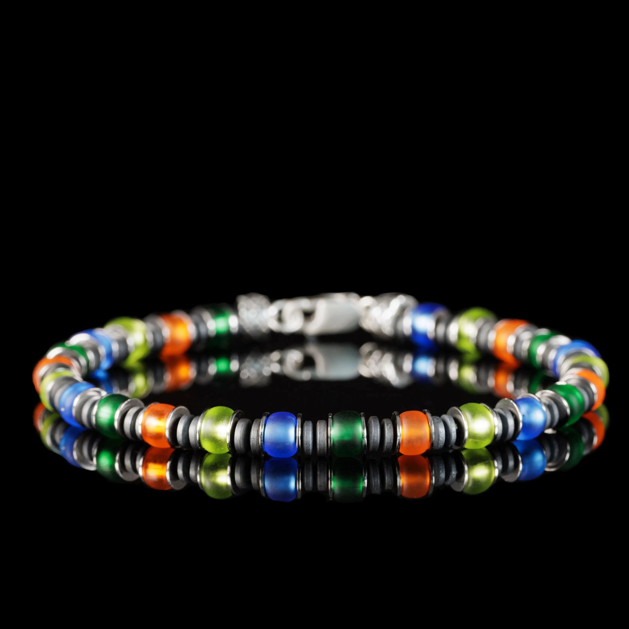 Silver Hematite Bracelet - Handcrafted Artisanship | 6mm