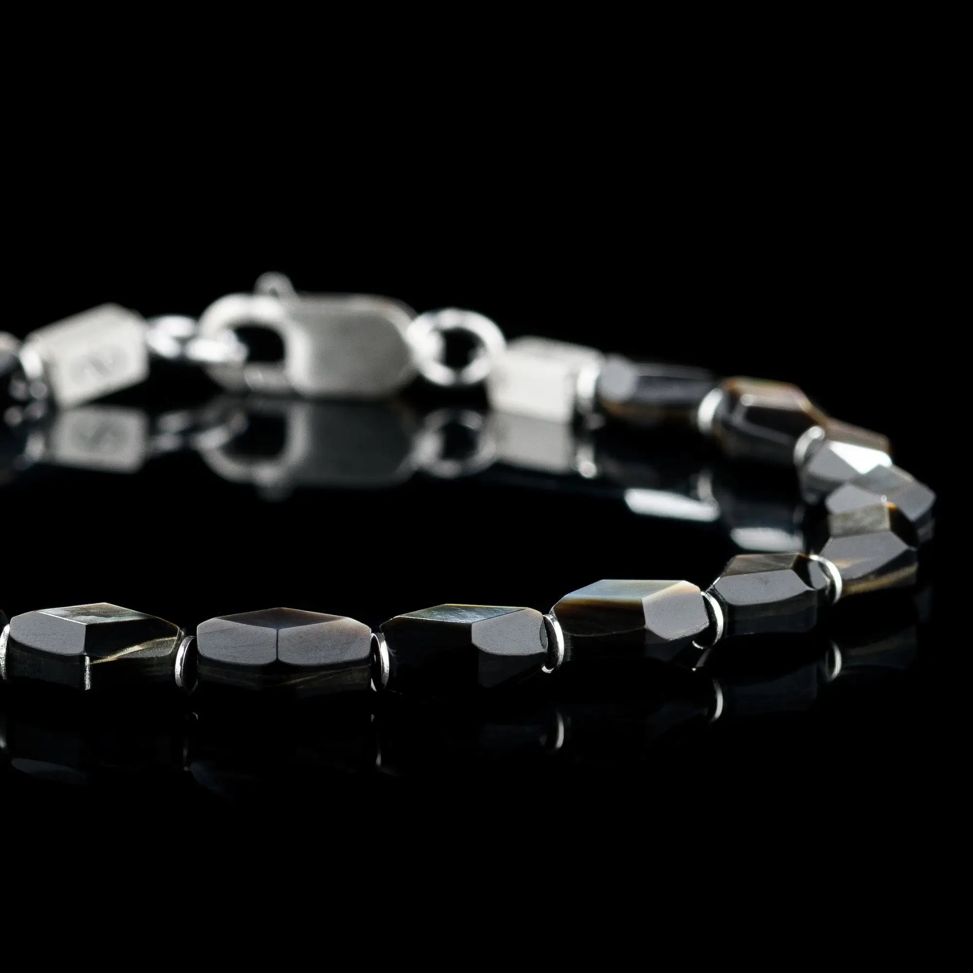 Black Lip Oyster Bracelet for Men II | 9x6mm | Aurum Brothers